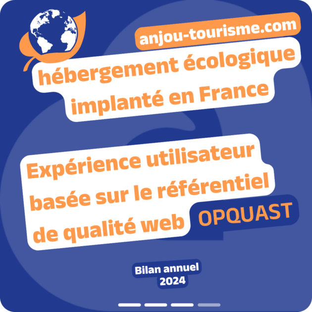 Bilan 2024 : la force de la plateforme anjou-tourisme.com - Pro Anjou Tourisme